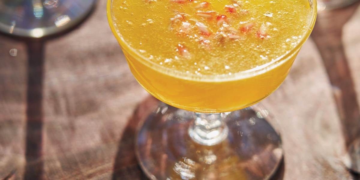 Saffron Grapefruit Fizz Recipe - Sunset Magazine